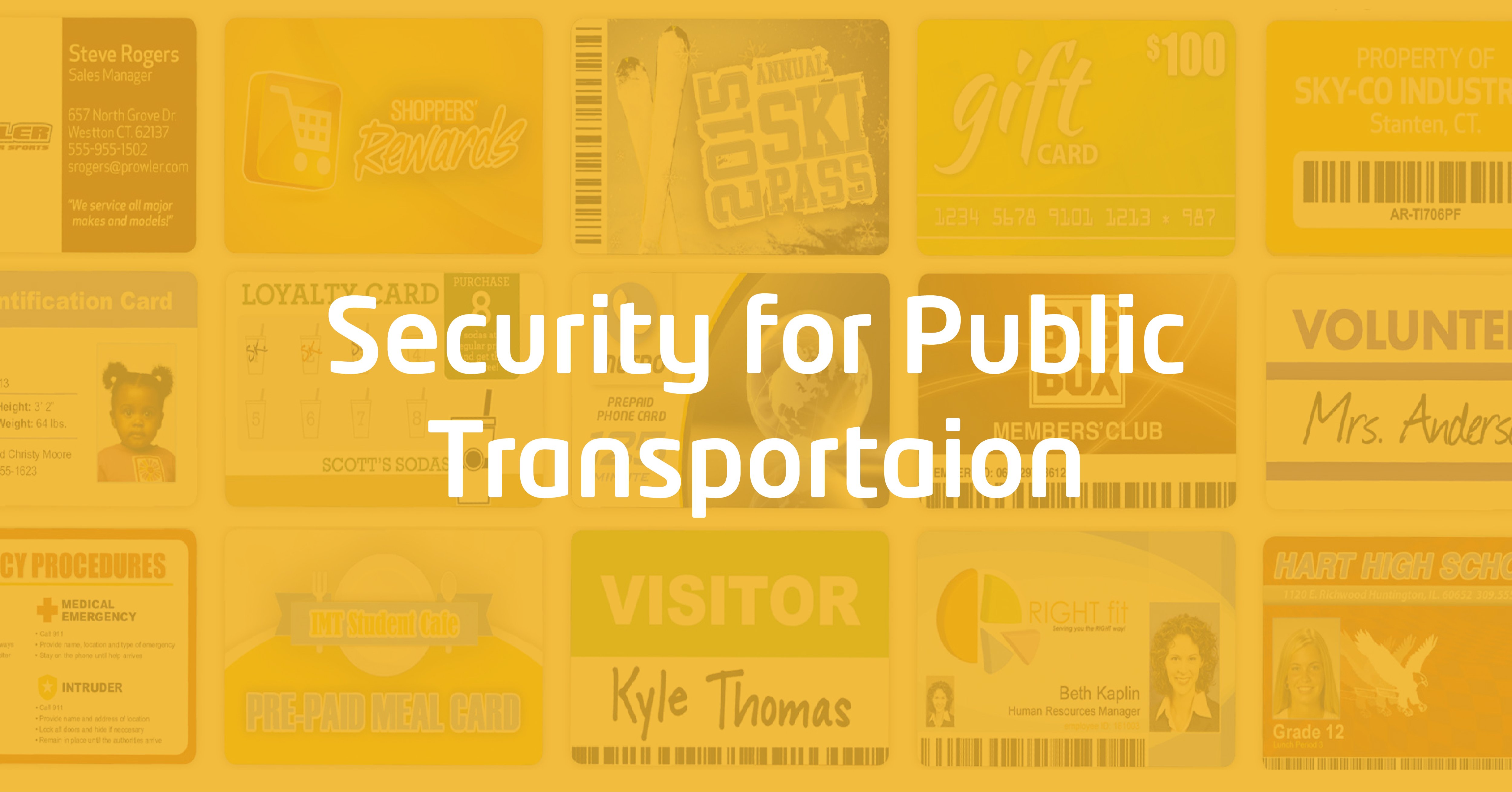 Public Transportation Organization Uses Id Cards To Improve Security ...
