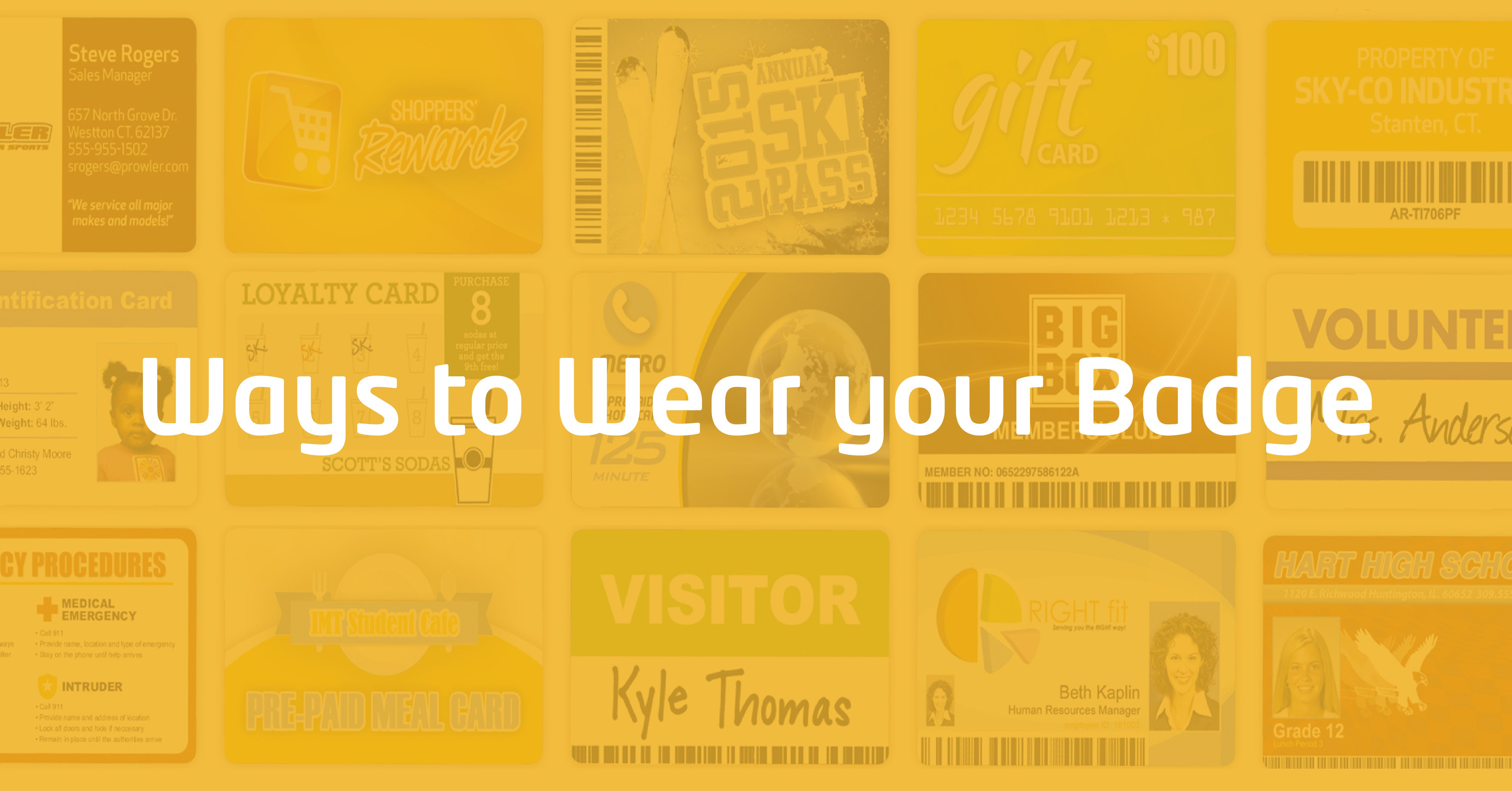 Ways To Wear Your Badge | IDville