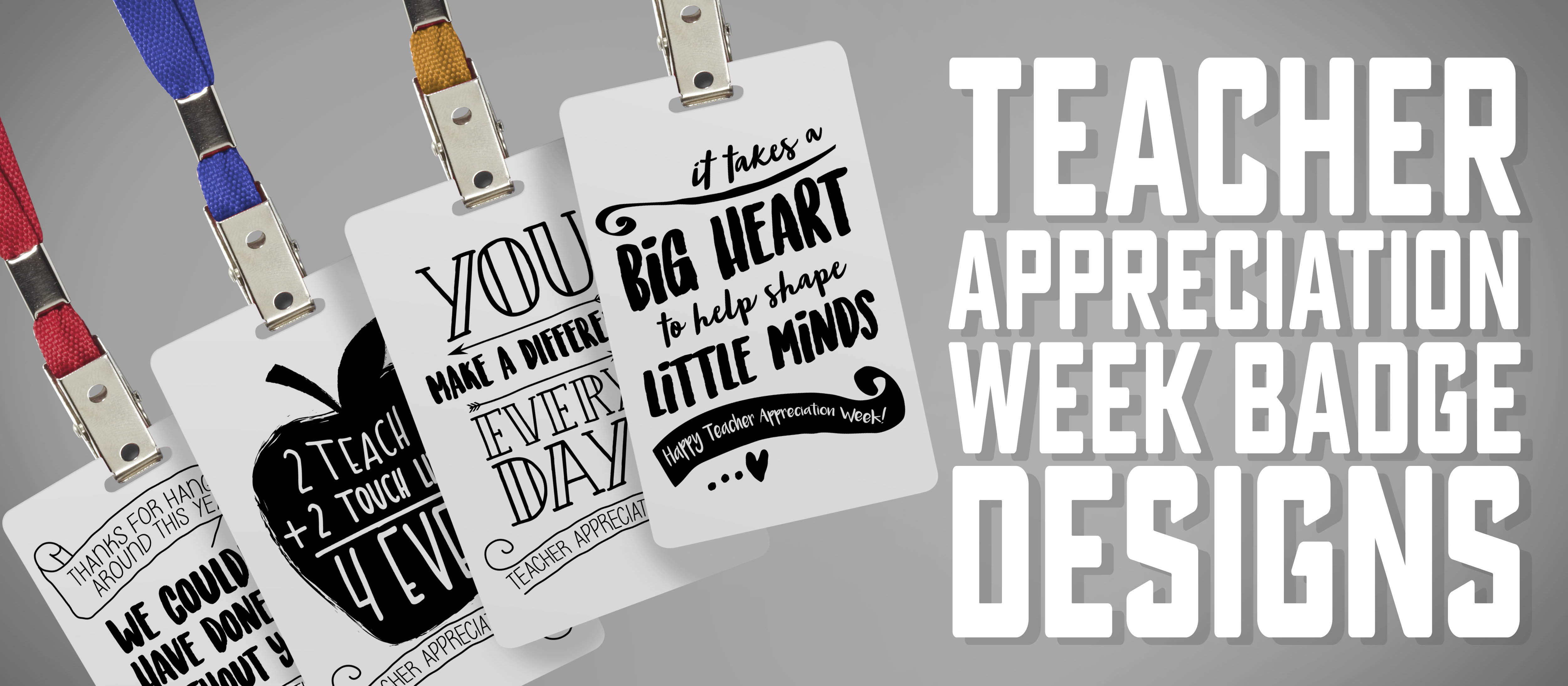Teacher Appreciation Week Badge Designs | IDville